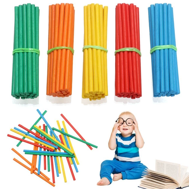 MONTESSORI TEACHING KIDS Mathematics Toy Counting Wood Sticks Early ...