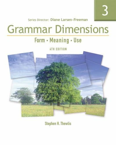 GRAMMAR DIMENSIONS FORM Meaning Use Ser Grammar Dimensions 3 Vol 