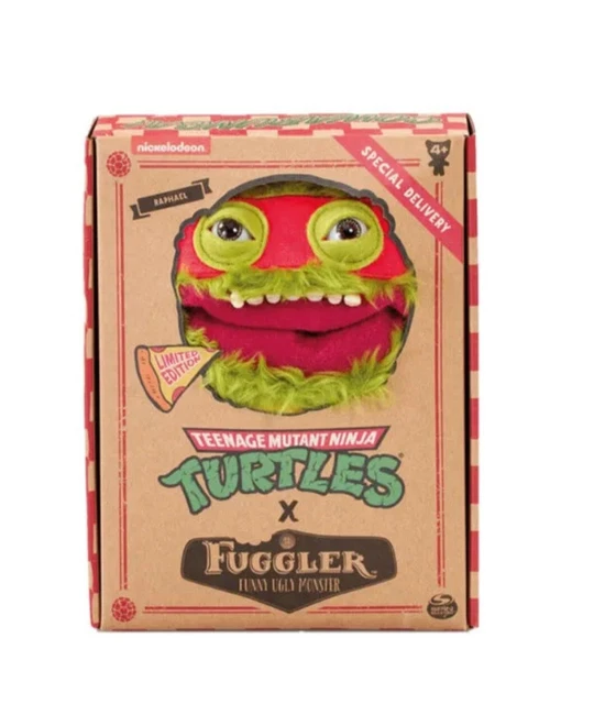 FUGGLER X TEENAGE Mutant Ninja Turtles Raphael 22cm Plush Soft Toy £29. ...