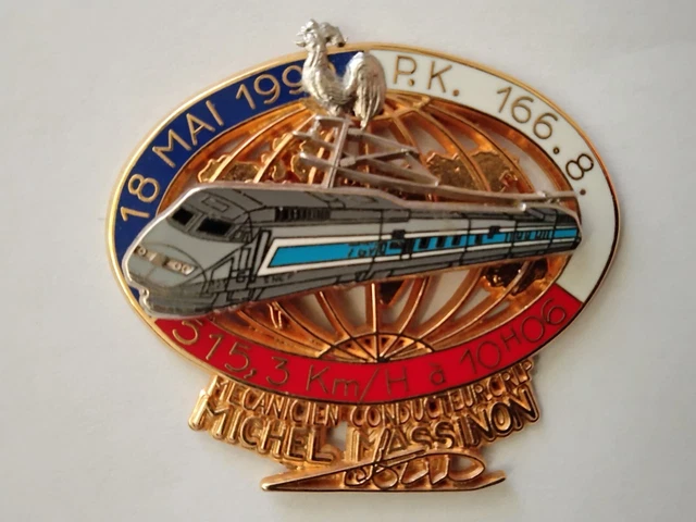 RARE PINS PIN TRAIN SNCF TGV BALLARD/CREATION BAZILLE (515,3km/h) EUR 49,00 - PicClick FR