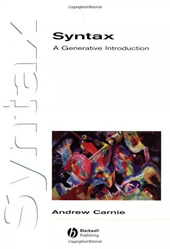 SYNTAX: A GENERATIVE Introduction (Int... by Carnie, Andrew Paperback ... SYNTAX: A GENERATIVE Introduction (Int... by Carnie, Andrew Paperback ...
