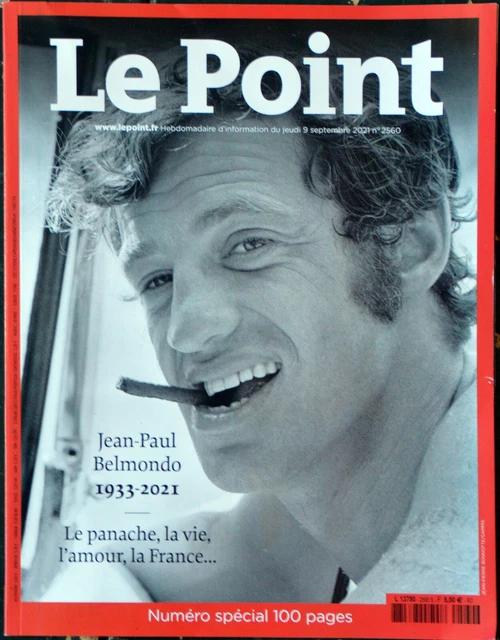 MAGAZINE LE POINT - Jean-Paul Belmondo - 1933-2021 EUR 12,90 - PicClick FR
