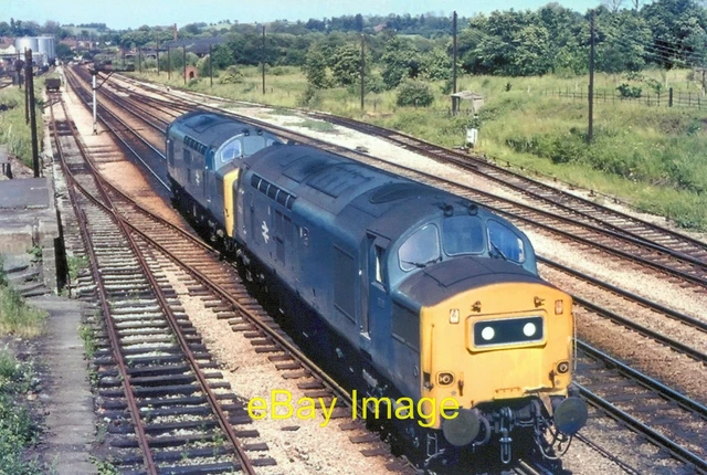PHOTO RAILWAY 6X4 Class 37 37213 and 253 Light Engine Bromsgrove 2/7 ...