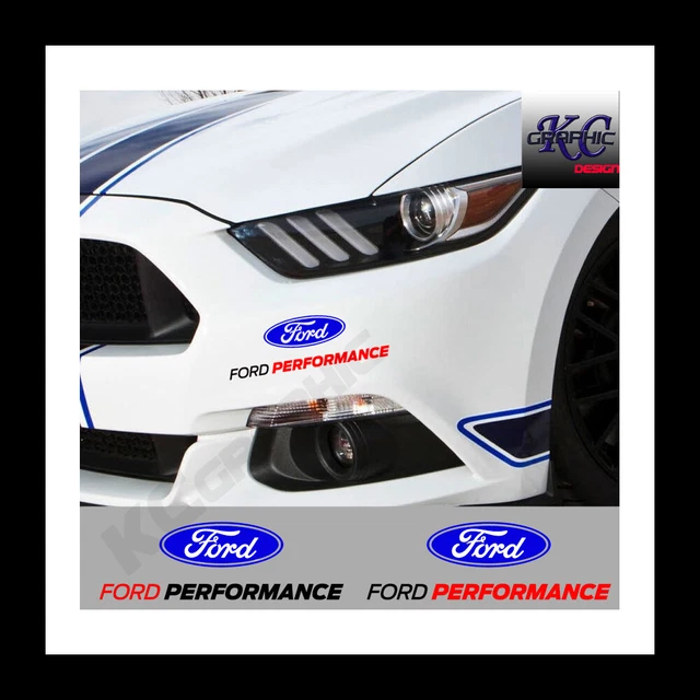 FORD PERFORMANCE DECAL Mustang GT Shelby Windshield Doors Panels Bumper ...