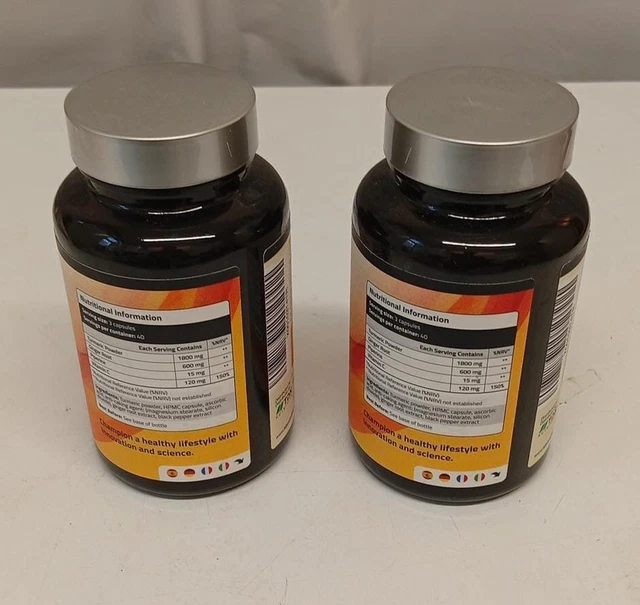 TDN 1800MG TURMERIC and Black Pepper Capsules, Ginger and Vitamin C 120 ...