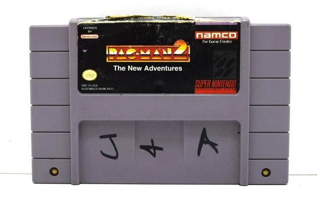 PAC-MAN 2 THE New Adventures Super Nintendo SNES 1992 Authentic EUR 14 ...