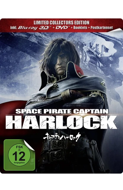 SPACE PIRATE CAPTAIN Harlock - Steelbook [3D Blu-ray] - Blu-Ray - New Sealed EUR 26,99 - PicClick IT