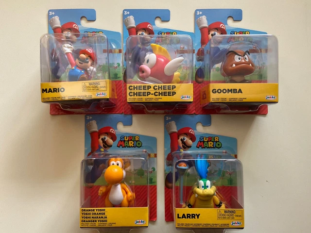 JAKKS PACIFIC SUPER Mario FIGURE SET COMPLETO DI 5 Personaggi 2021 ...