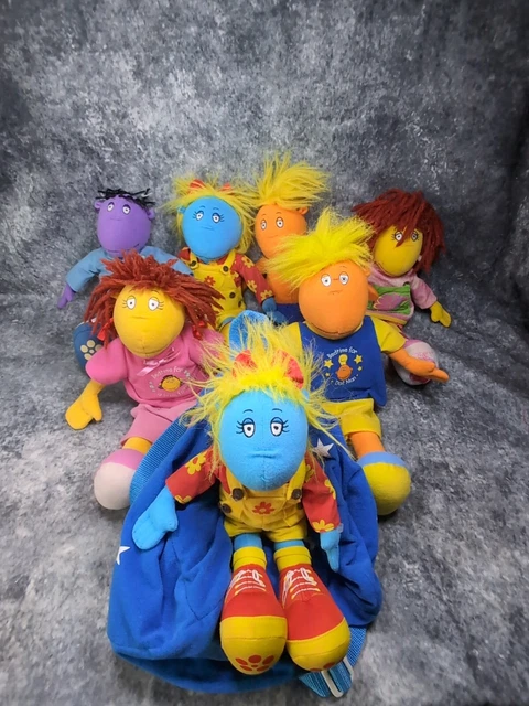 THE TWEENIES JAKE, Milo, Bella, Fizz Plush Bundle 1998 Vintage Hasbro ...