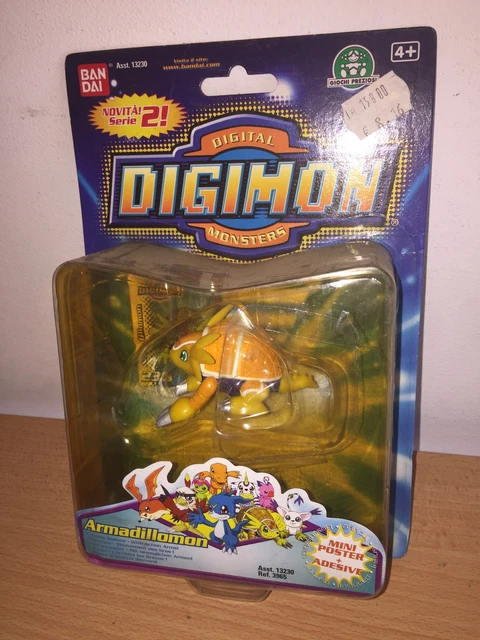 BANDAI DIGIMON SEASON 2 ARMADILLOMON Mini Action Figure MOC Vintage £21 ...