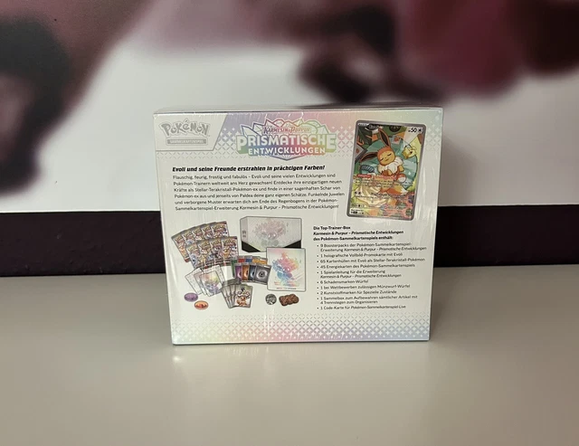 POKEMON TOP-TRAINER-BOX PRISMATISCHE Entwicklungen, NEU, TTB, Pokémon, Deutsch EUR 60,00 ...