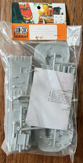 VINTAGE CON-COR 9033 HO Engine Crew Shanty Building Kit £14.13 ...