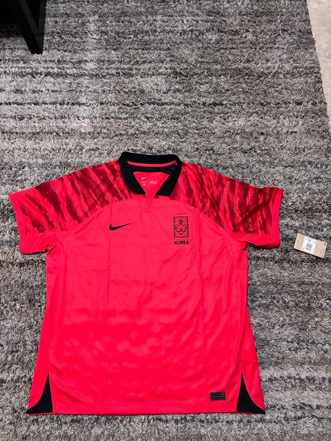 NIKE SOUTH KOREA 22/23 100% Authentic Soccer Jersey Red Mens Size 2XL ...