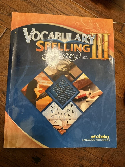 ABEKA VOCABULARY SPELLING Poetry iii 6th Ed. Like New $18.90 - PicClick