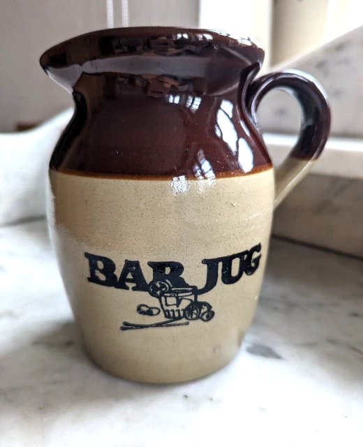 BAR JUG STEINKRUG Original Pearsons of Chesterfield mit Stempel Made in England EUR 38,90 ...