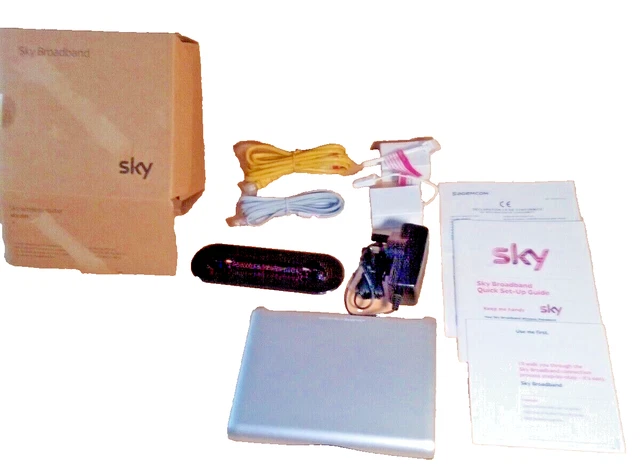 SKY SAGEMCOM F@ST 2504N Wireless Wi-Fi Router & Instructions NEW £5.31 ...