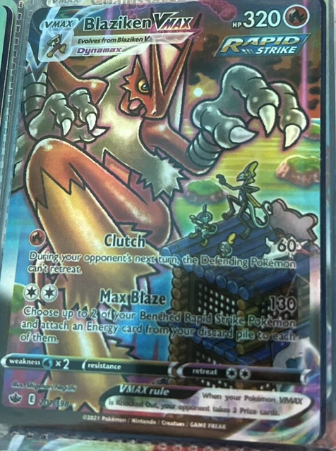 2021 POKEMON CARD - Blaziken VMAX 201/198 - Chilling Reign - PSA 10 EUR 350,00 - PicClick DE