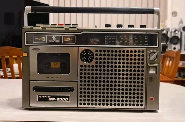 VINTAGE SHARP GF6000 Boombox/Made In Japan/Ghetto Blaster $180.00 ...