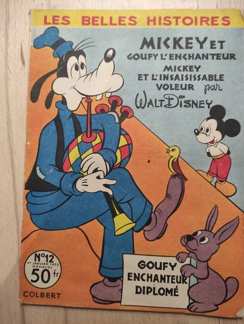 LES BELLES HISTOIRES WALT DISNEY -Série 2- n°12- MICKEY et GOOFY l ...