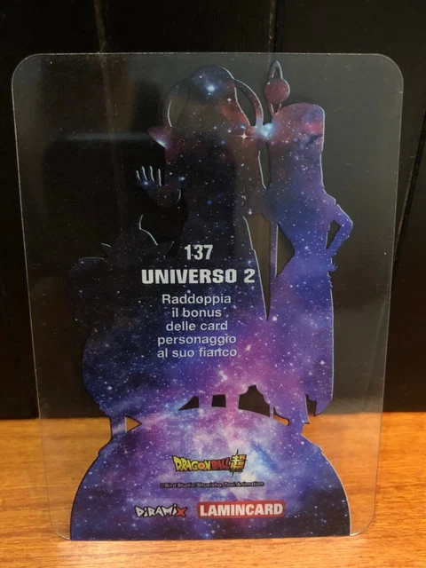 LAMINCARD DRAGON BALL Super Torneo Del Potere 137 Universo 2 Edizione ...
