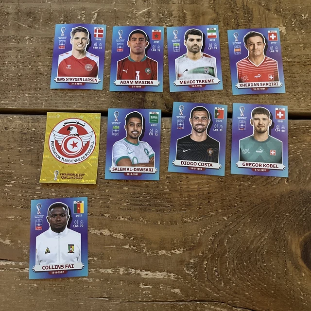 PANINI FOOT FIFA World Cup Qatar 2022 : 9 Images Stickers Differents £1.75 - PicClick UK