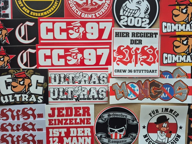 ULTRAS VFB STUTTGART Cannstatter Kurve Aufkleber Sammlung CC97 Kleber ...