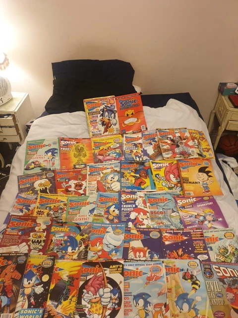 32 OF THE Oldest Issues Of Sonic The Comic!!! Including Issue 1 And 2 ...