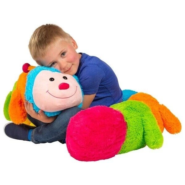 CLEO THE CATERPILLAR 190cm Plush Teddy Toy Bright and Colourful Soft ...