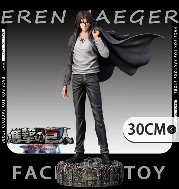 FIGURINE EREN JAEGER L'attaque des Titans Shingeki No Kyojin Statuette ...