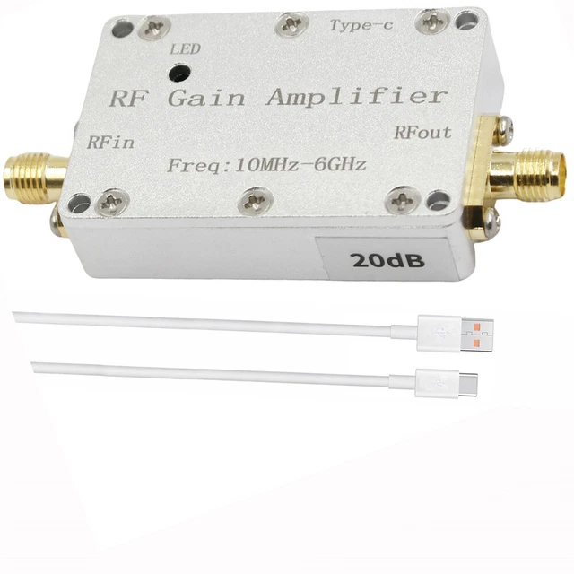 10M-6GHZ RF AMPLIFIER 10dB 20dB 30dB 40dB High Gain Push Receiver ...
