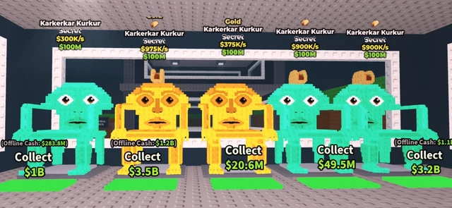 STEAL A BRAINROT 5 Together Karkerkar Kurkur Taco Trait Gold Secret £5. ...