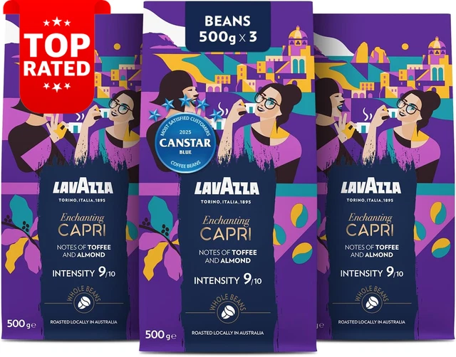 TALES OF CAPRI Coffee Beans 1.5 Kg Ideal for Espresso with Toffee ...