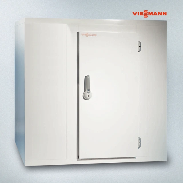 TIEFKÜHLZELLE 270X300X215 CM mit Edelstahlboden Kühlhaus Viessmann 100 ...