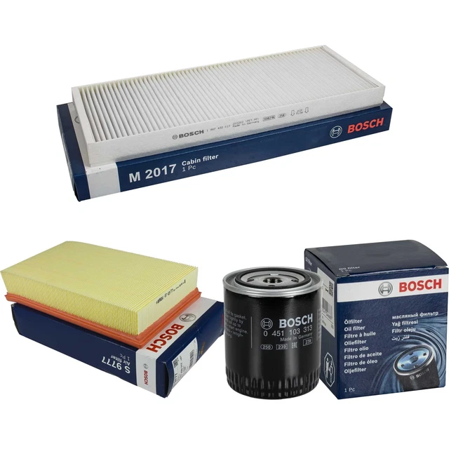 BOSCH INSPECTION SET le Filtre à Air Du Huile Filtre D'Habitacle pour ...