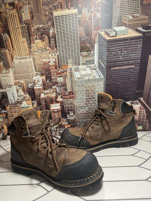 RIDGECUT RCT002TS TOUGHWEAR Leather Steel Toe Waterproof Work Boots ...