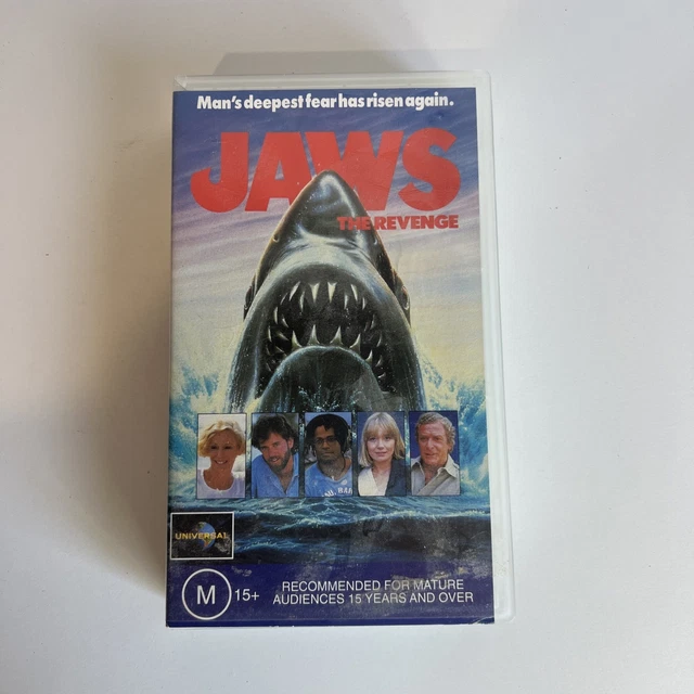 JAWS 4 THE Revenge VHS Video Tape For VCR (1987) Shark Thriller Classic ...