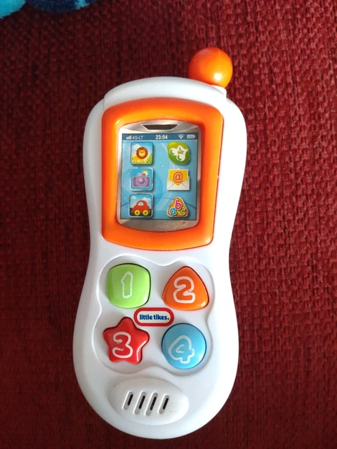 LITTLE TIKES PHONE Toy Pretend Play Sounds Numbers £1.99 - PicClick UK