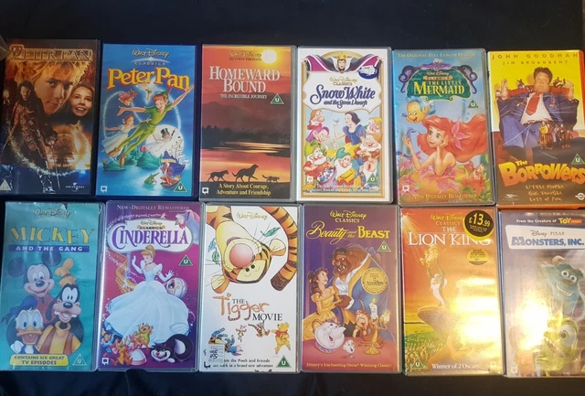 DISNEY AND CHILDREN'S Film VHS Bundle - 12 VHS Classic Kid's TV £24.95 ...