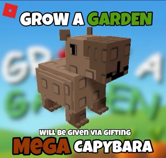 MEGA CAPYBARA 🐶 Age 100 | Grow A Garden🌳( Mega Pet • 24h Delivery)⚡️ ...