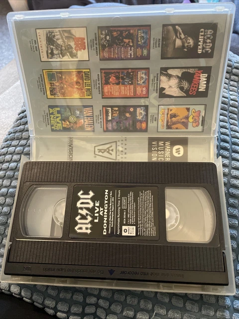 AC/DC LIVE AT Donington VHS video. Filmed from 17.08.91 £3.00 - PicClick UK