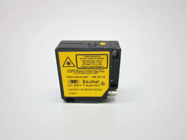 BAUMER ELECTRIC CH-8501 Frauenfield OADM 12U6430/S35A Laser Sensor ASM ...