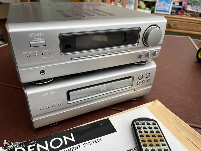 DENON PERSONAL COMPONENT System Receiver UDRA-77 and CD Player UCD-77 £ ...