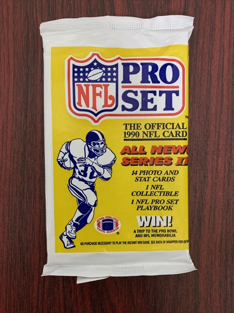 1990 NFL PRO Set Series Ii Wax Pack Cartes Football - Neuf Non Ouvert ...