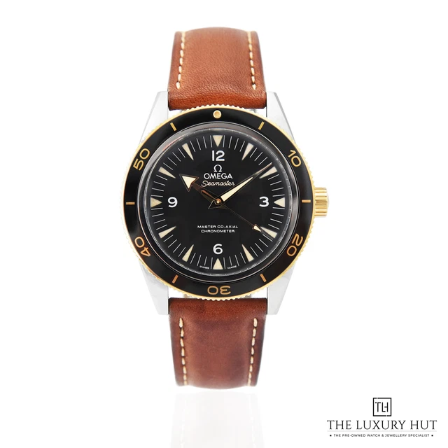OMEGA SEAMASTER 300 Master Co-Axial Chronometer Bi-Metal 41mm Black ...