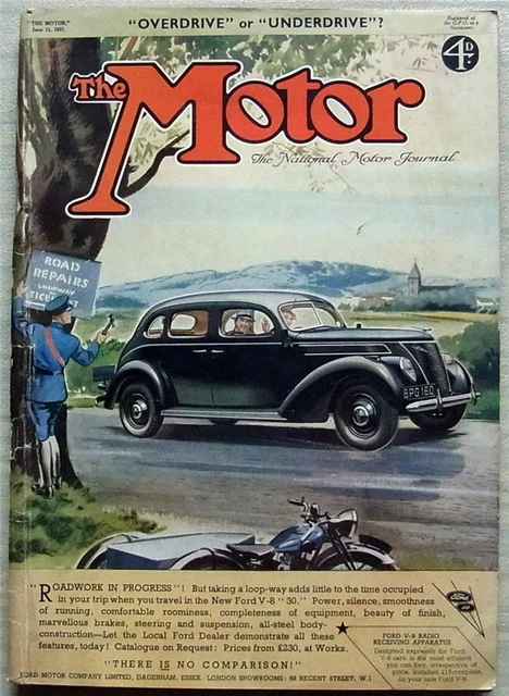 THE MOTOR MAGAZINE 15 Jun 1937 Rover Speed 20 Sports & BIANCHI SALOON ...