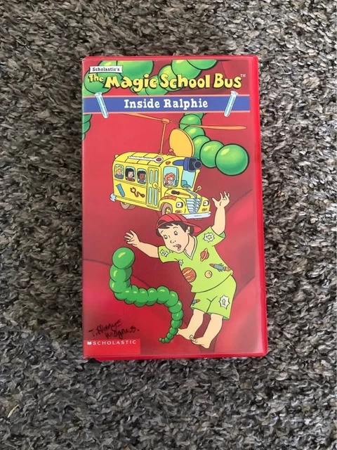 MAGIC SCHOOL BUS Inside Ralphie VHS Video Tape VCR Kids Show Childrens ...