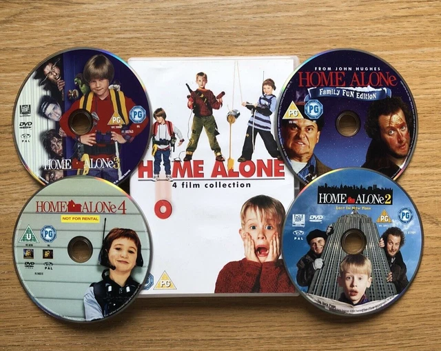 HOME ALONE COLLECTION DVD 4 Films Macaulay Culkin **SAME DAY DISPATCH ...