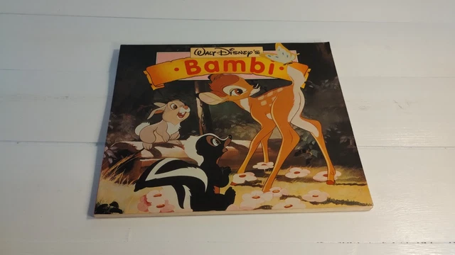 Walt Disney Bambi Read Aloud Classic Book 1984 Edition Vintage 8 75