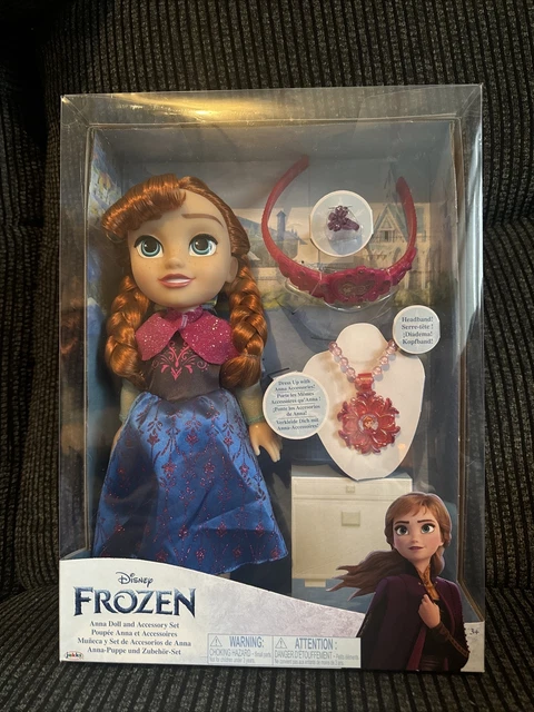 DISNEY ANNA FROZEN Doll and Accessory Set 14 Inch Toddler Figure Set ...