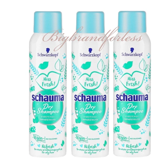 SCHWARZKOPF SCHAUMA MISS fresh dry shampoo instant hair refresh&volume ...